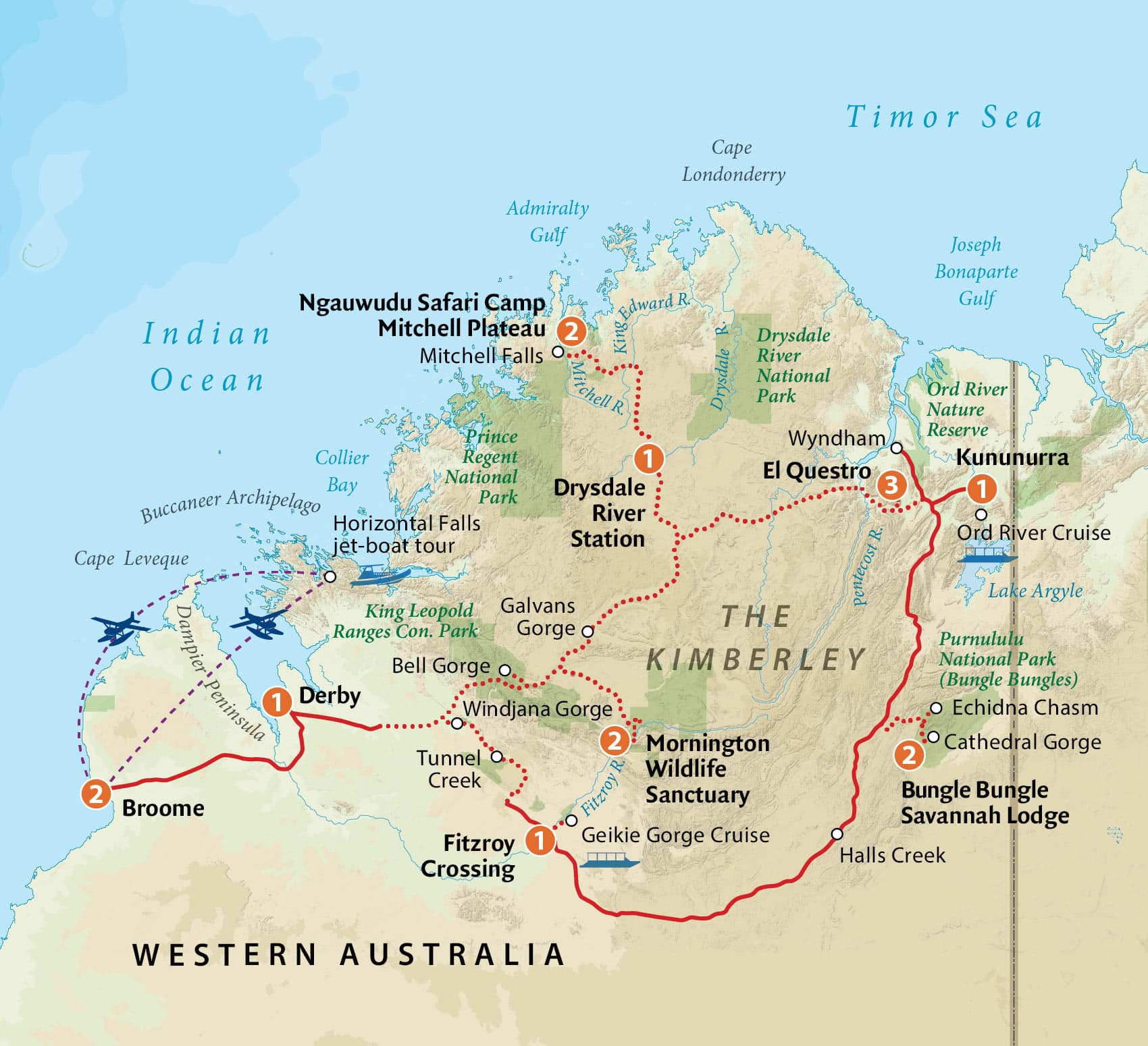 Exquisite Kimberley Adventure Tour | Outback Spirit Tours