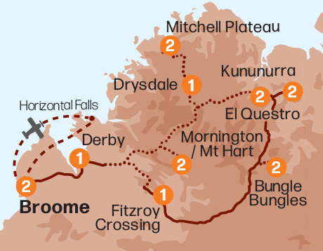 The Kimberley & Top End Tours - Small Group Tours | Outback Spirit