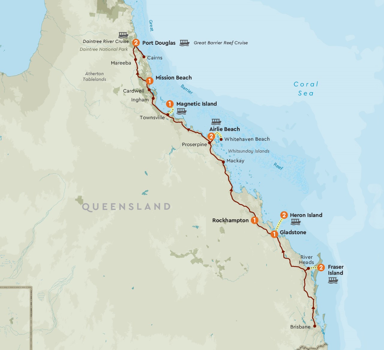 East Coast Island Tour | Outback Spirit Tours